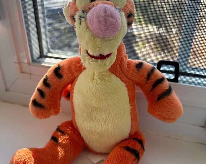 Disney Tigger Plush Toy, Winnie the Pooh, Tiger Stuffed Animal - Etsy