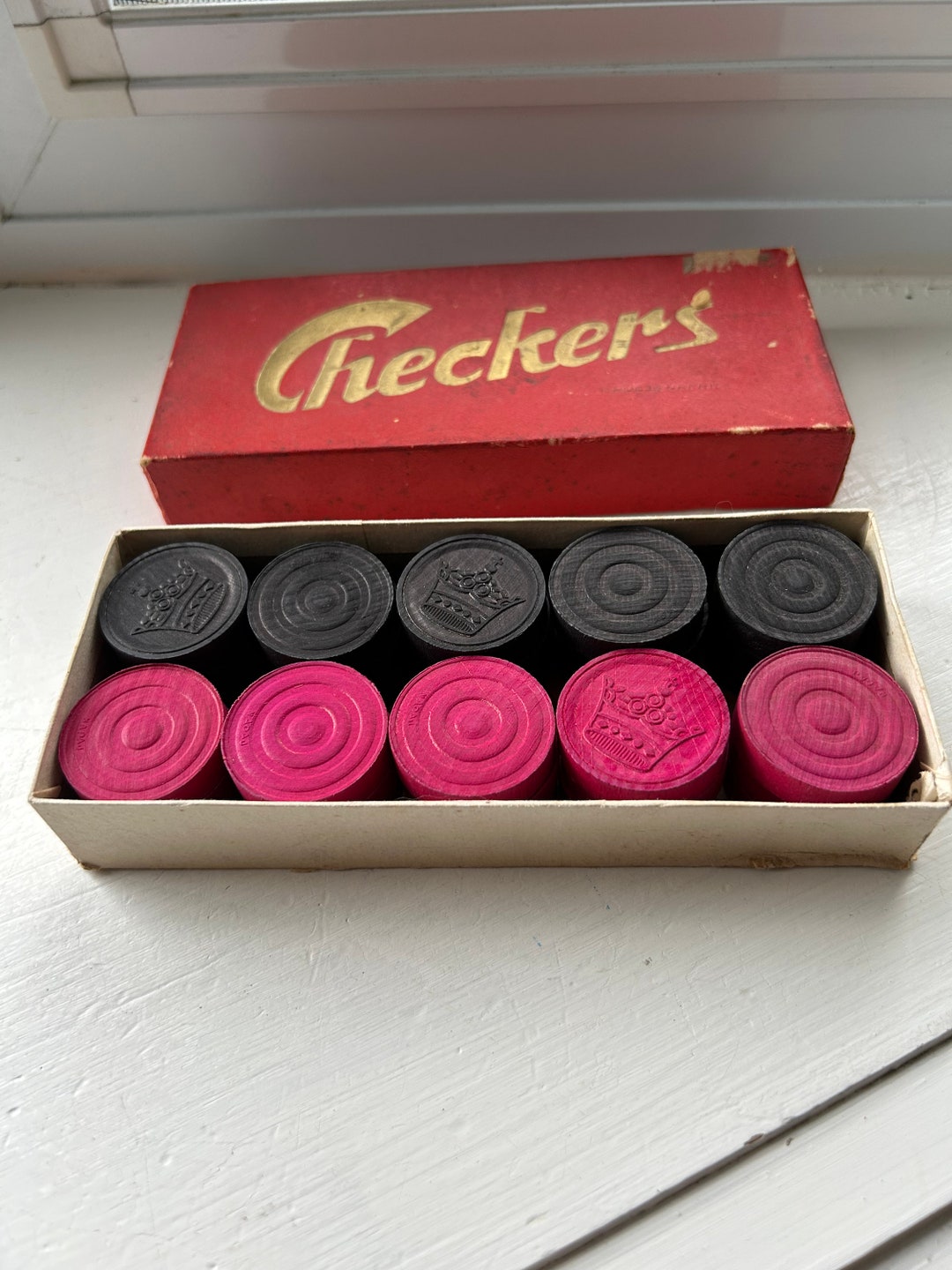 Vintage Checkers in Original Box, Made in Japan - Etsy