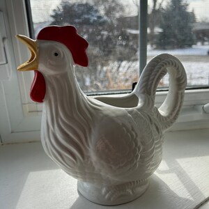 Vintage Rooster Pitcher, Ceramic Pitcher - Etsy