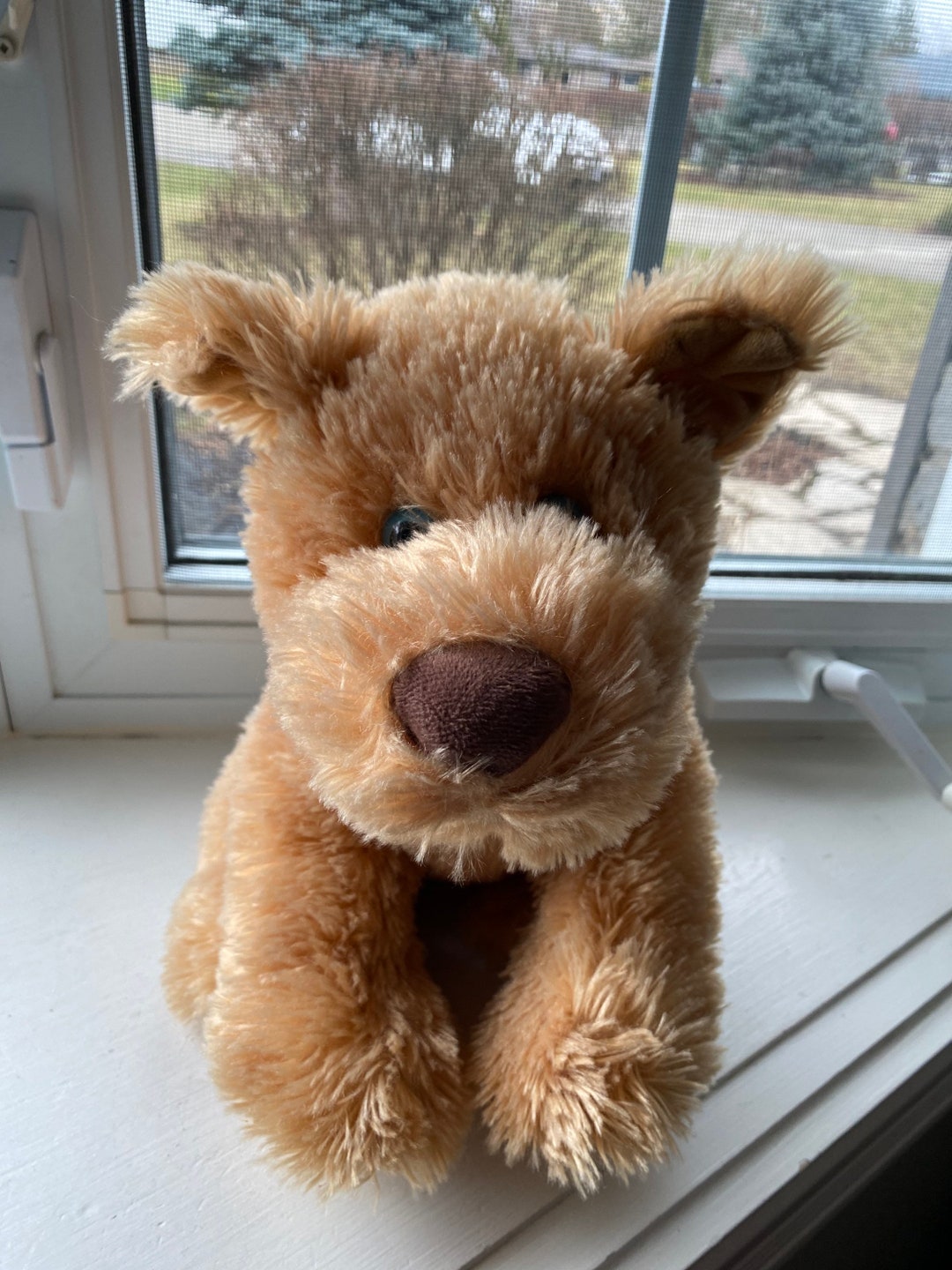 Vintage Gund Stuffed Plush Dog, Stuffed Cockapoo With Blue Eyes - Etsy