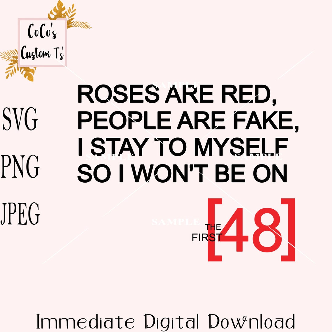 THE FIRST 48 Svg/png/jpeg Digital File - Etsy