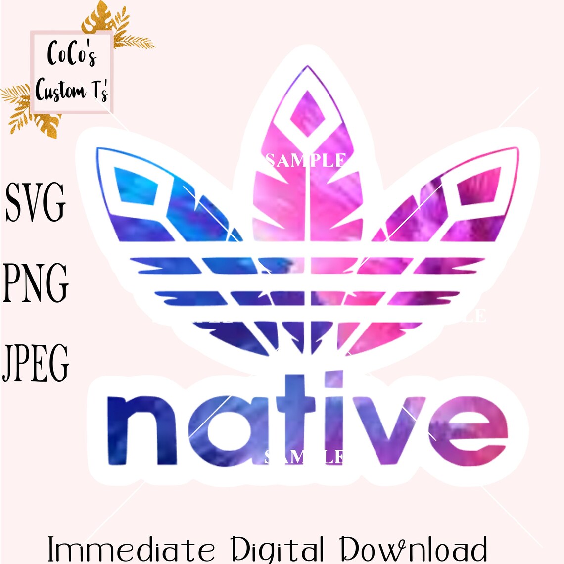 Native Sports Feather V2 Svg/png/jpeg Digital File - Etsy
