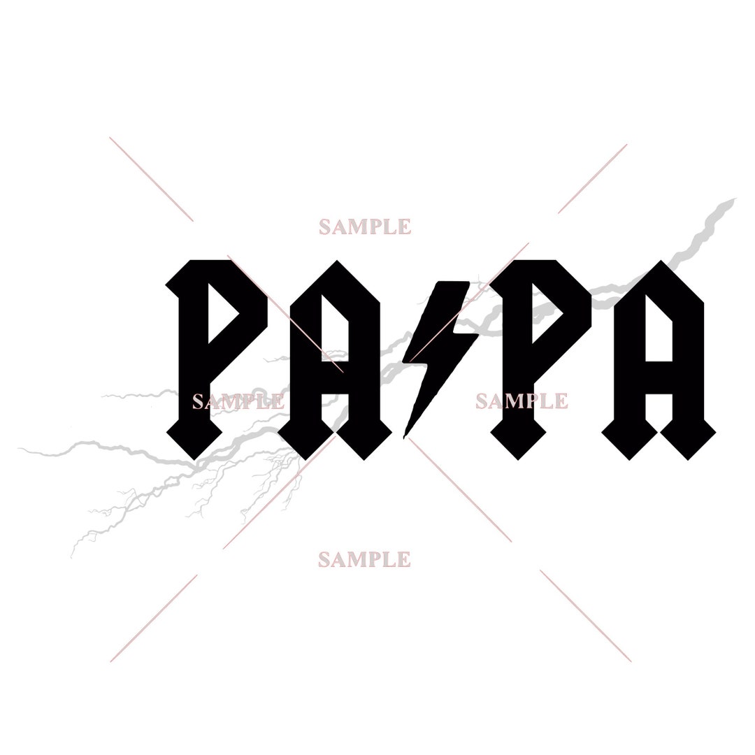 PAPA SVG Digital File - Etsy