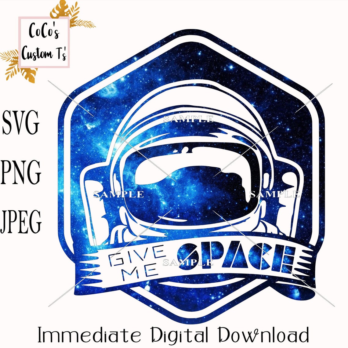 Give Me Space SVG/PNG/JPEG Digital File | Etsy
