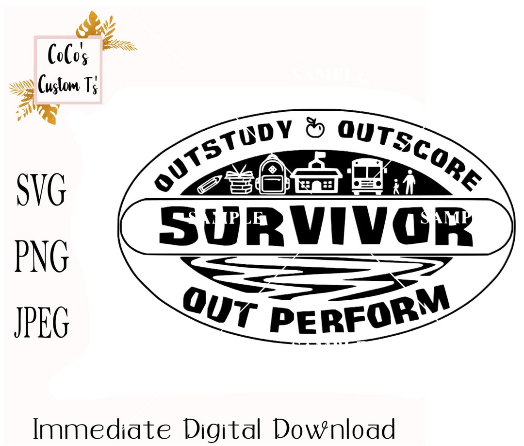 Outstudy Outscore Out Perform Svg/png/jpeg Digital File - Etsy