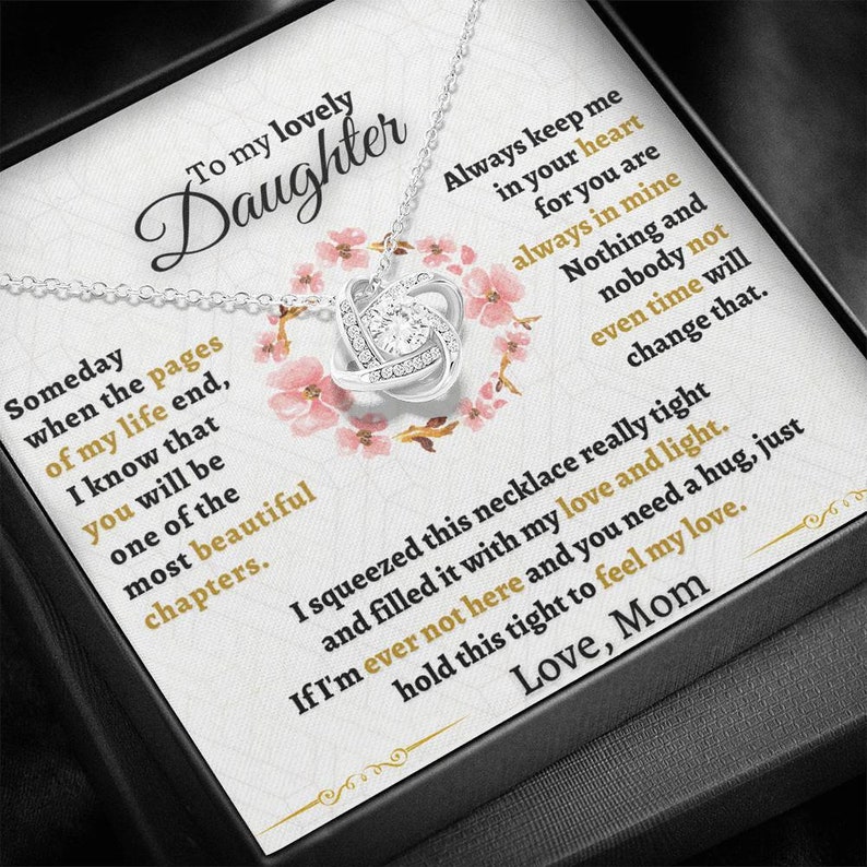 T For Daughter From Mom Someday When Pages Of My Life Etsy