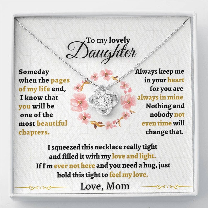 T For Daughter From Mom Someday When Pages Of My Life Etsy