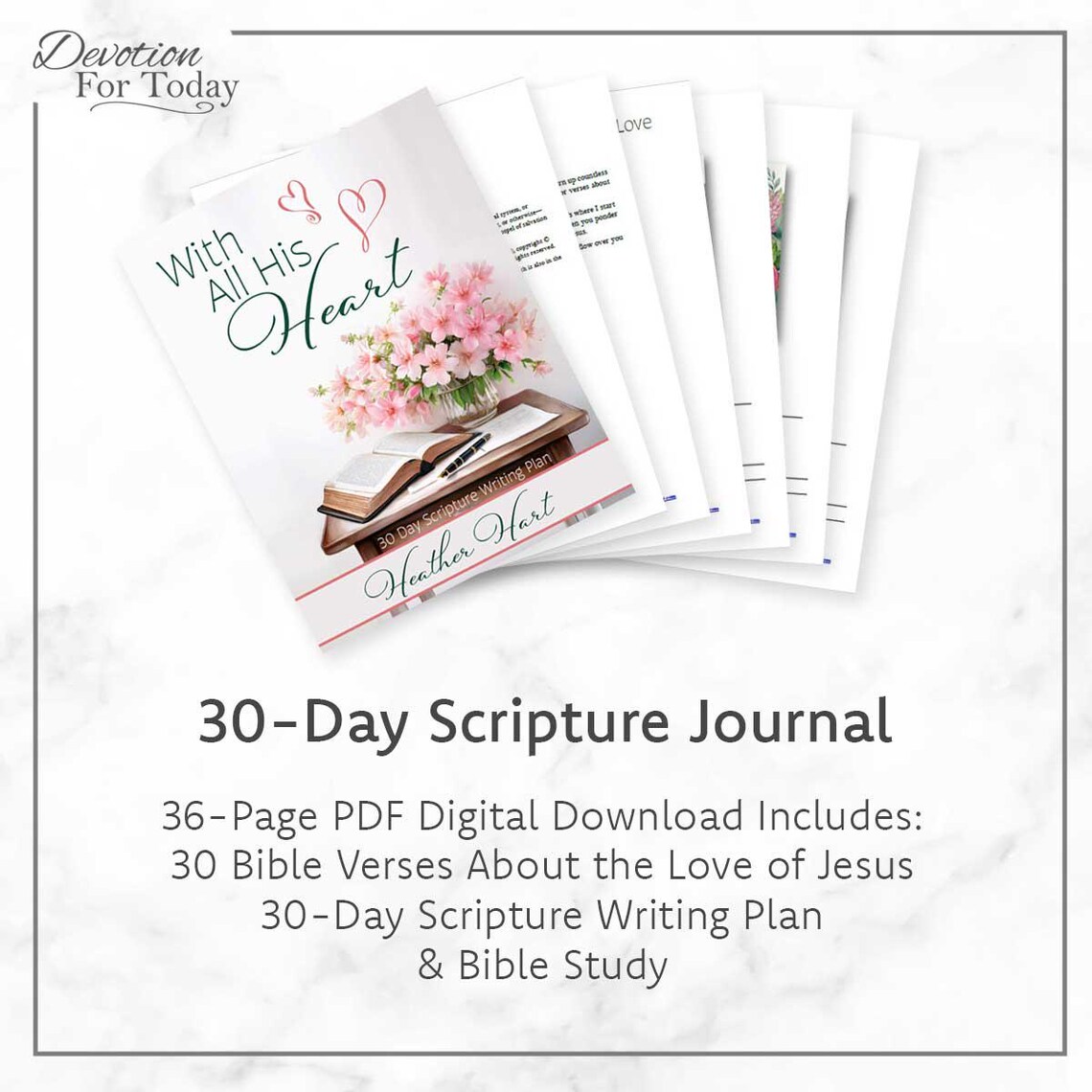 God’s Love 30-day Scripture Writing Plan | Bible Study & Graphics Pack ...