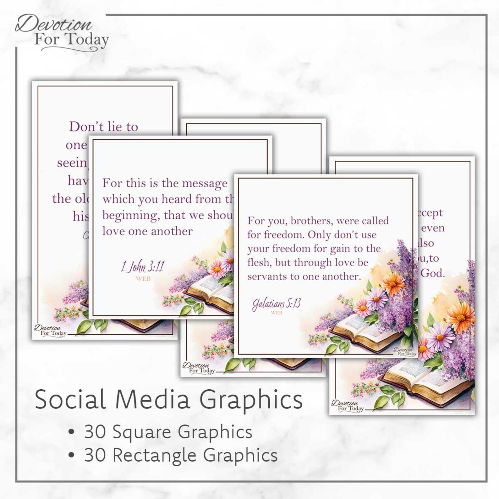 One Another Scripture Writing Plan and Graphics Pack | Bible Reading ...
