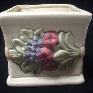 WELLER POTTERY Square Planter Creamware ROMA Pattern -1900-1925 - Etsy