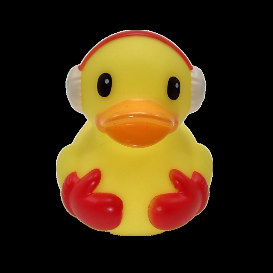 Red Mittens & Muffs 3" Rubber Duck - Etsy