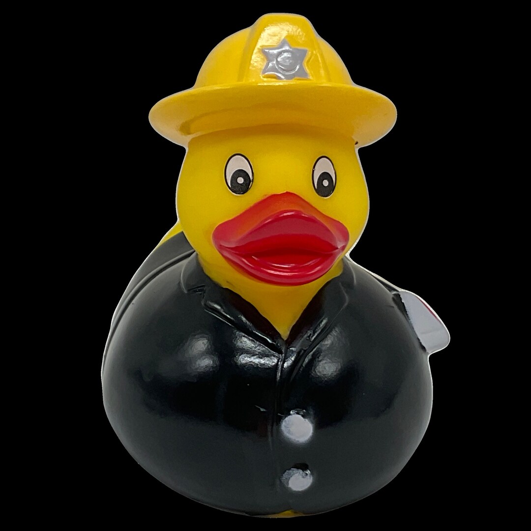 Fireman 4" Rubber Duck - Etsy