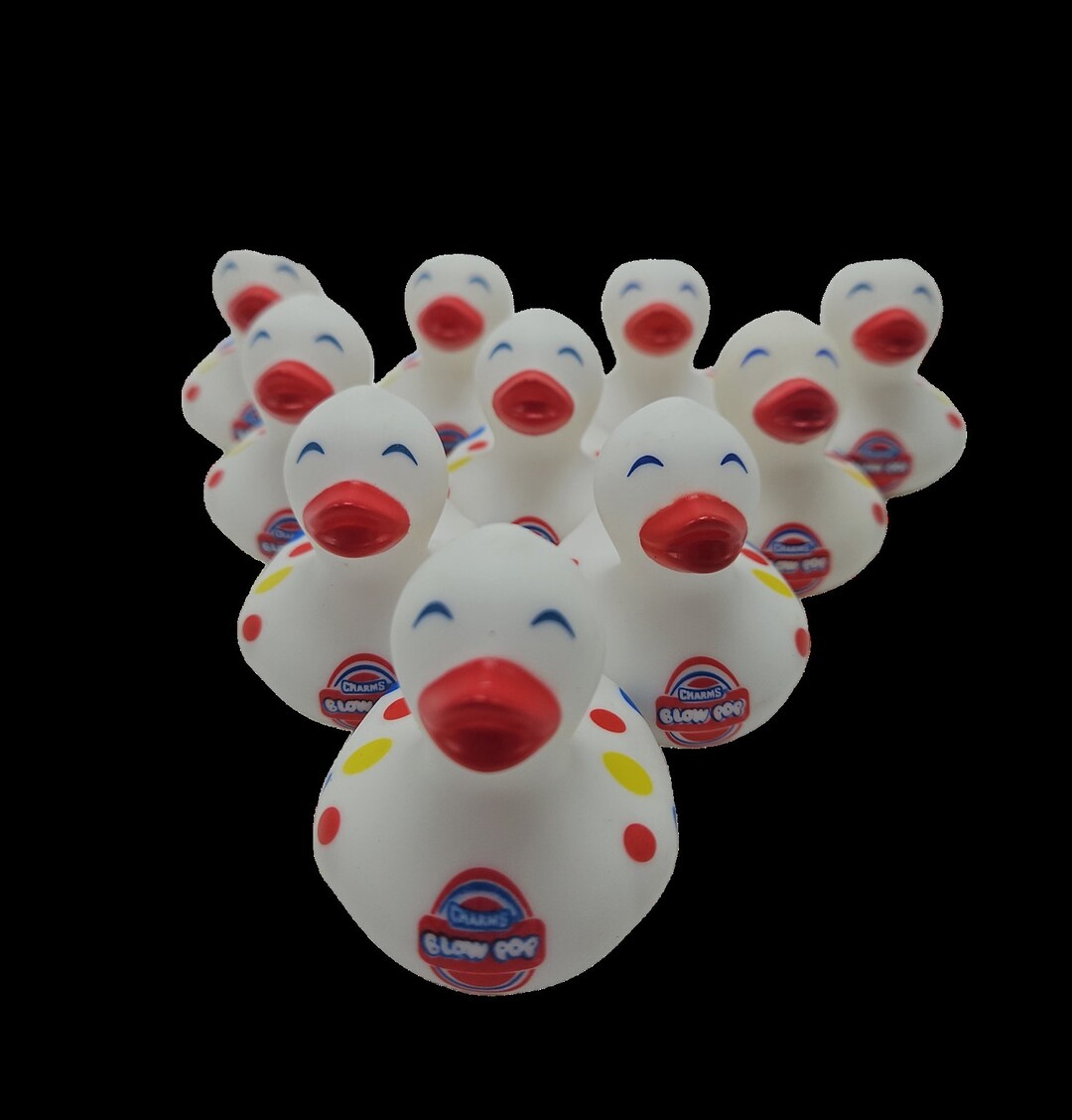 10 Charms Blow Pop Candy Ducks 2 Rubber Ducks - Etsy