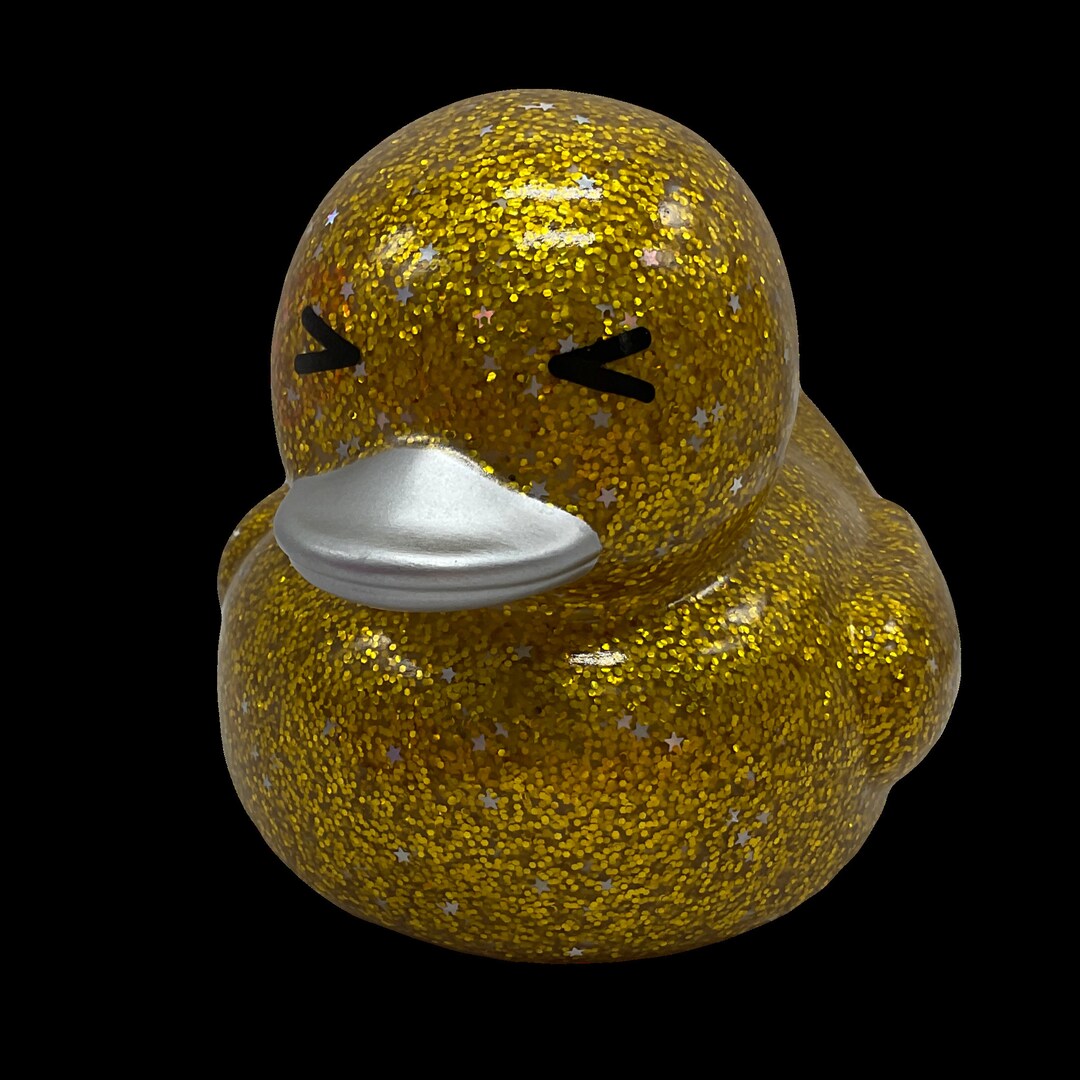 Golden Stars & Glitters 6 Rubber Duck - Etsy