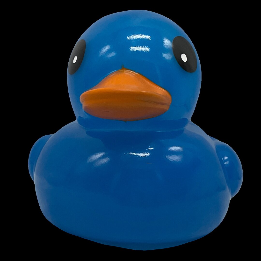 Neon Blue 6 Rubber Duck - Etsy
