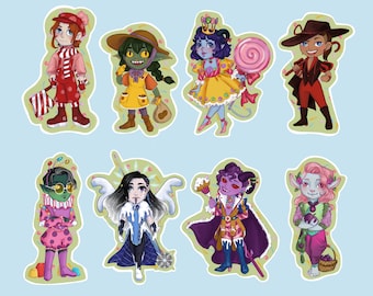 Mighty Nein Stickers - Etsy