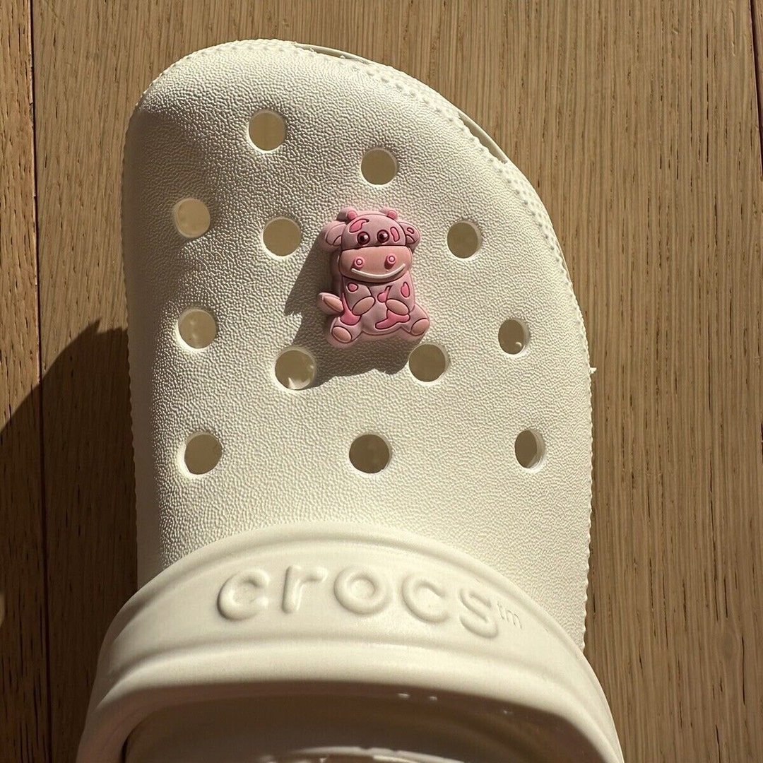 Pink Pig Croc Jibbitz, Kawaii Cow Croc Charms, Cow Charms, Cow ...