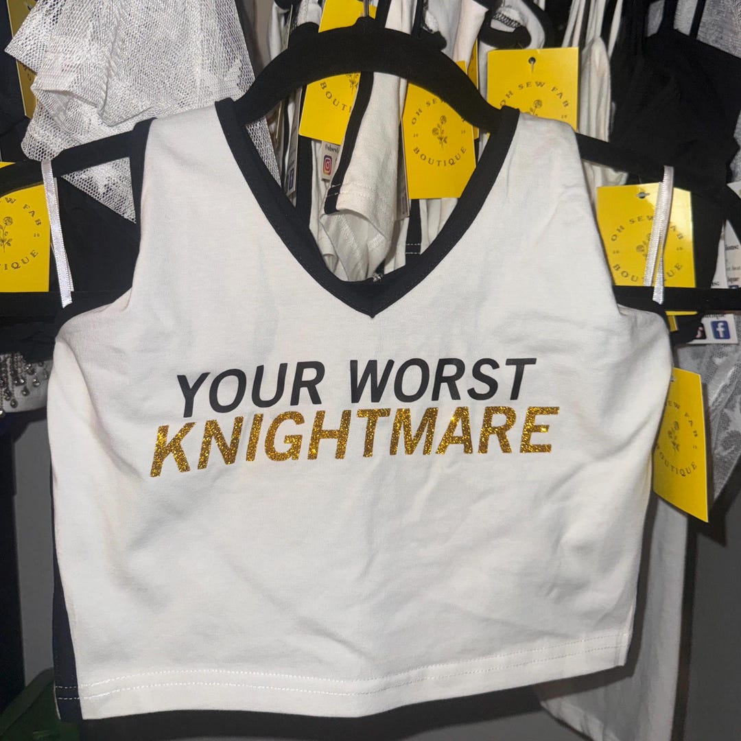 Your Worst Knightmare UCF Cute Tailgate Halter Crop Top - Etsy