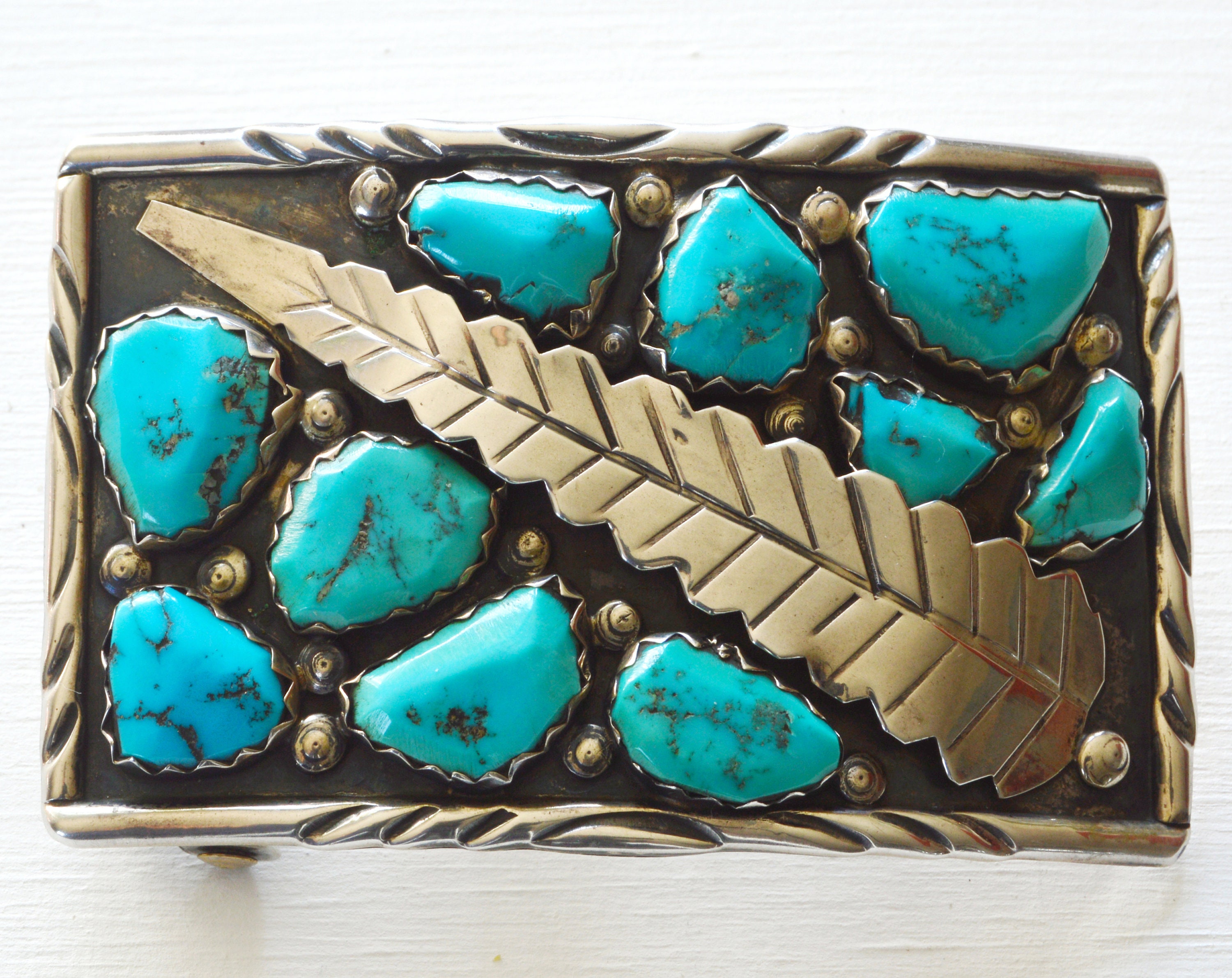 Sewing & Fiber Craft Supplies & Tools Leatherworking Antique Turquoise ...