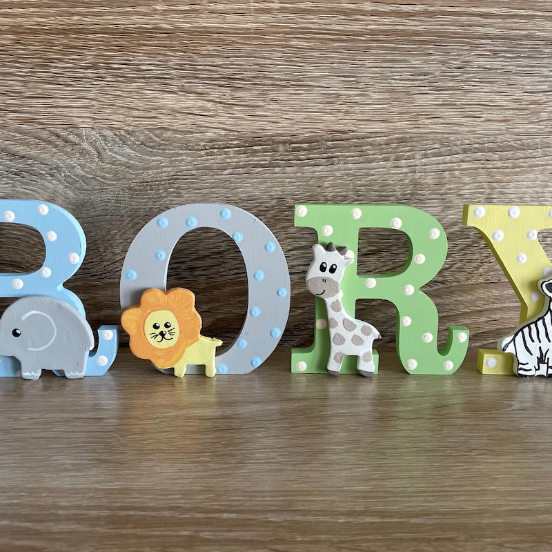 Safari Letters - Etsy