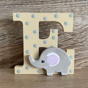 Safari Animal Nursery, Wooden Decorative Letters, Above Crib Cot Name ...