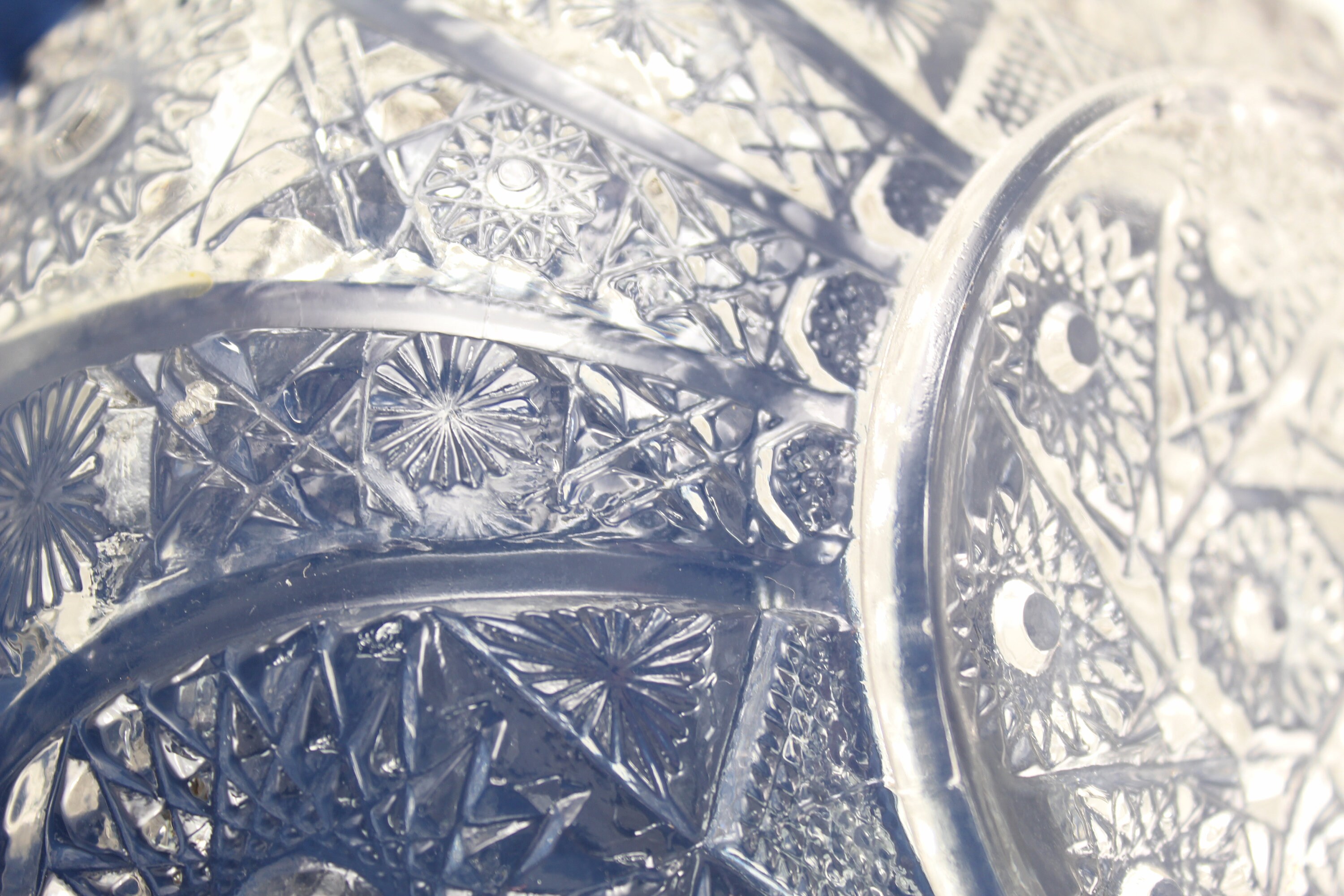 Antique NUCUT Imperial Glass(circa 1915 - 1917) Daisy and Button ...