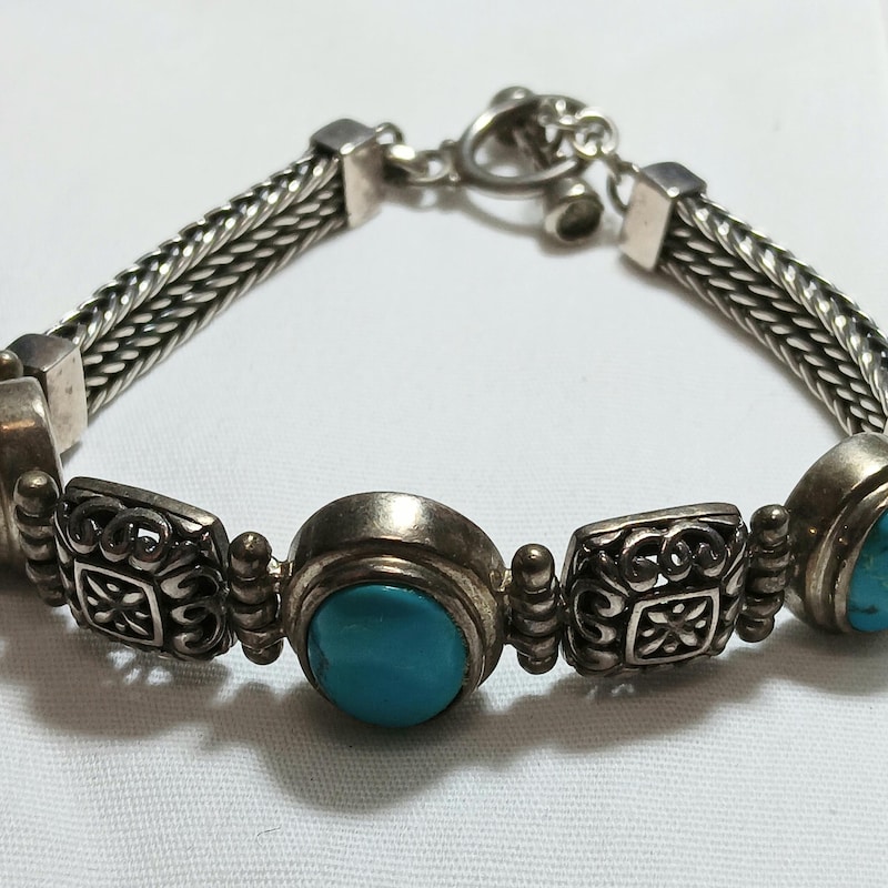 Vintage Silver Qvc Bracelet - Etsy