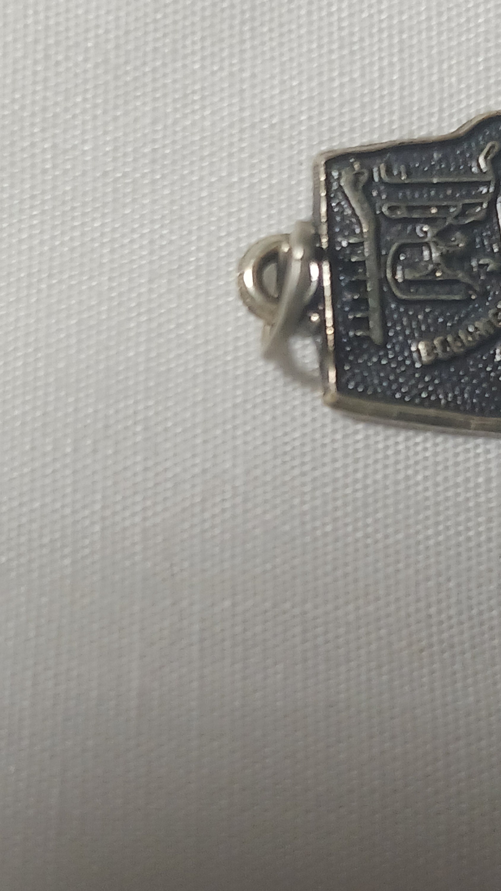 1950's Style (made in the 80's) Map of Alabama Sterling Silver Charm ...