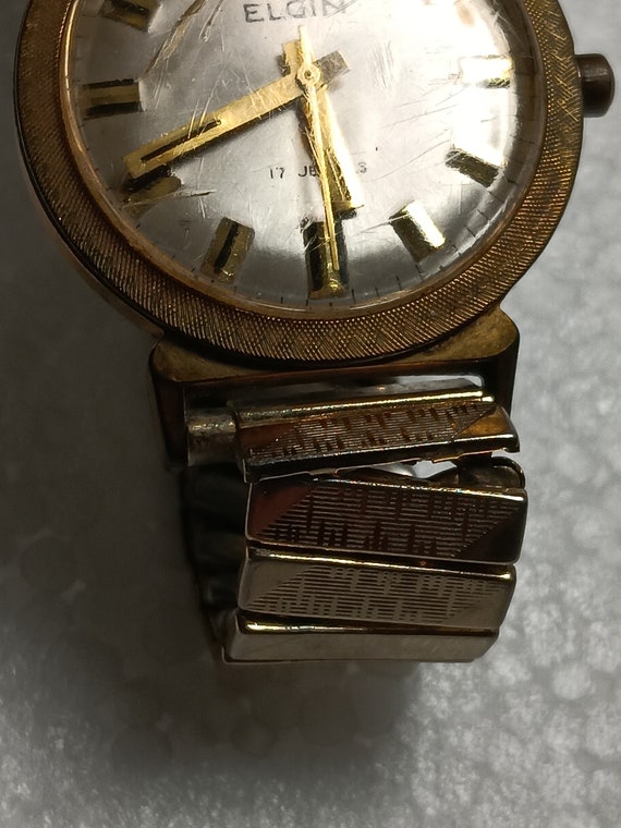 1970's Elgin 17 Jewel Watch, In Vintage Fair Conditio… - Gem