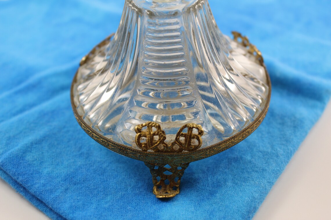 Antique 1930's Irice Art Deco Perfume Bottle With Rare - Etsy