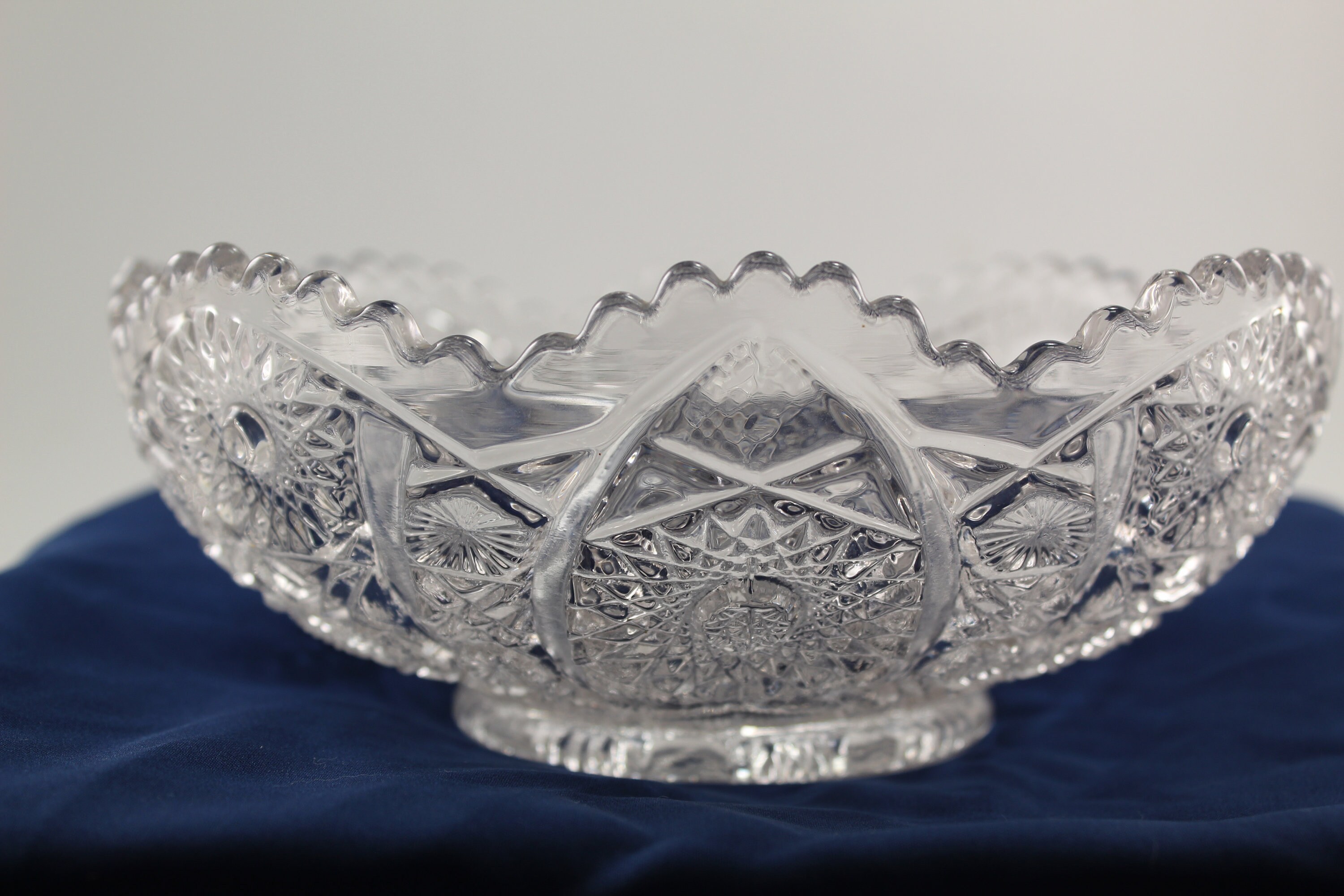 Antique NUCUT Imperial Glass(circa 1915 - 1917) Daisy and Button ...