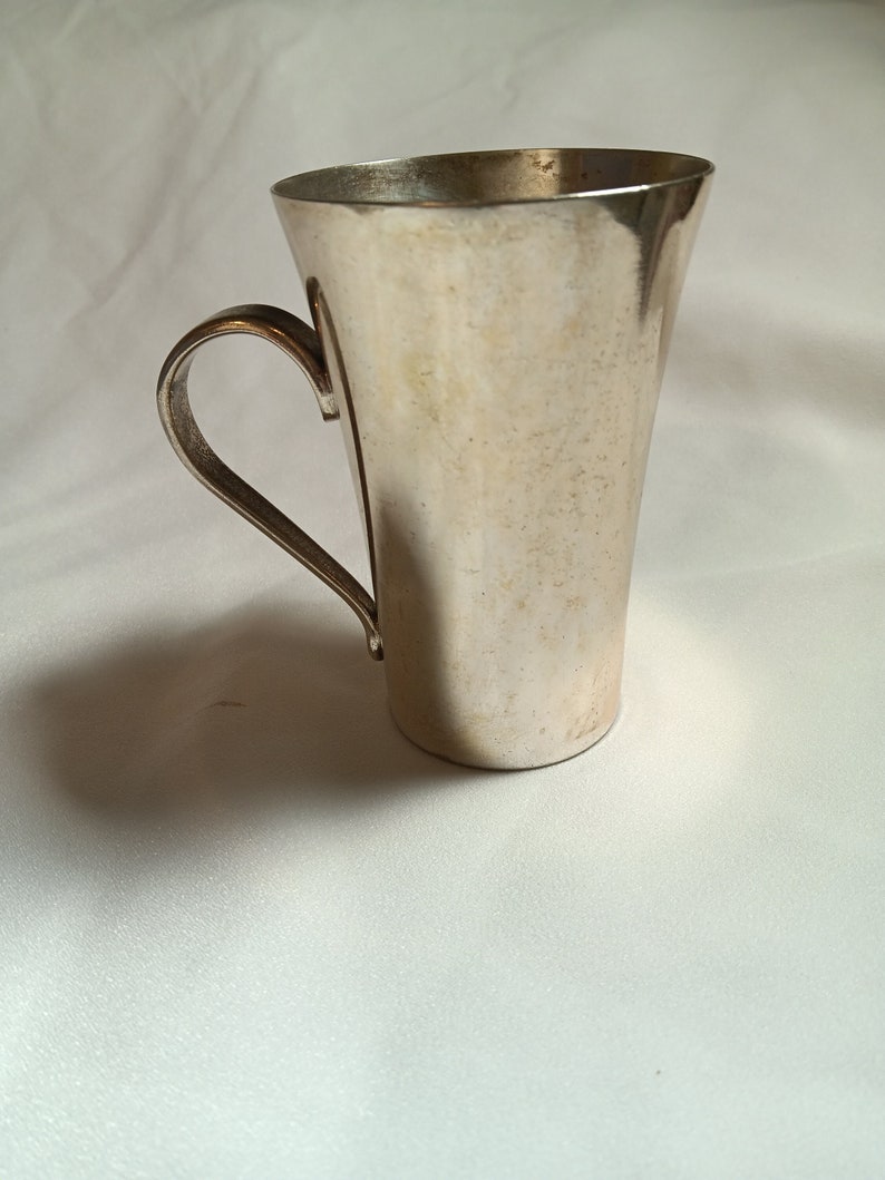1918 Benedict Indestructo Sheffield Nickel Silver Mug Cup #1353, in ...