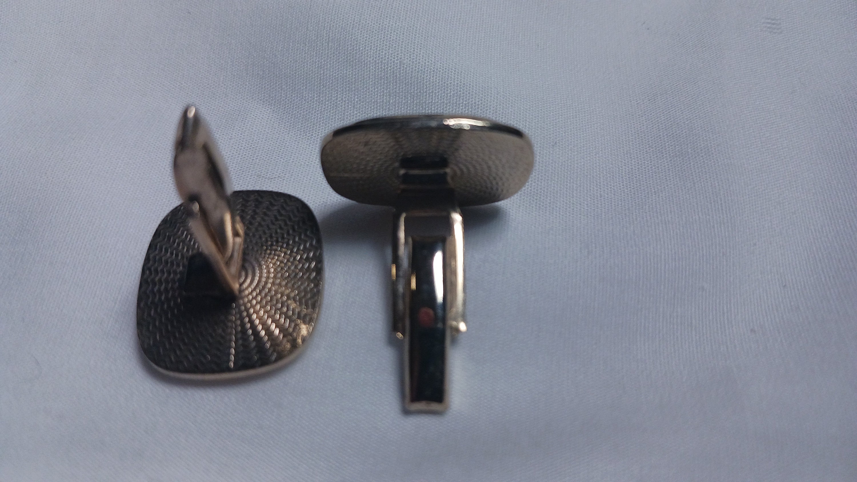 1950's Unmarked Gold Tone Bowler's Cufflinks, in Vintage Very Good to ...