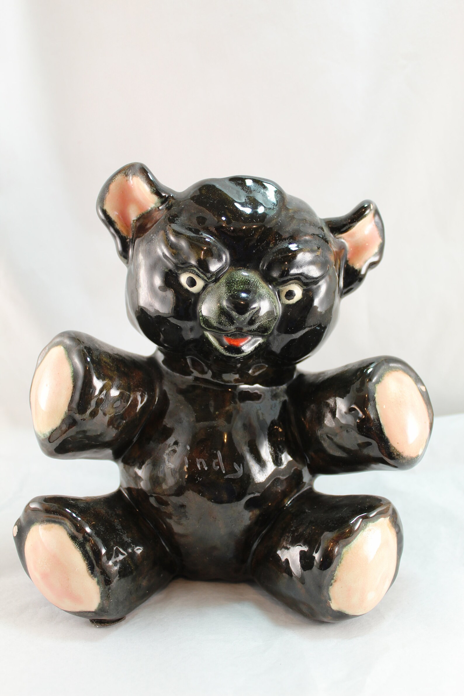 Vintage Ceramic Teddy Bear Coin Bank, in Vintage Good Condition. Cute ...