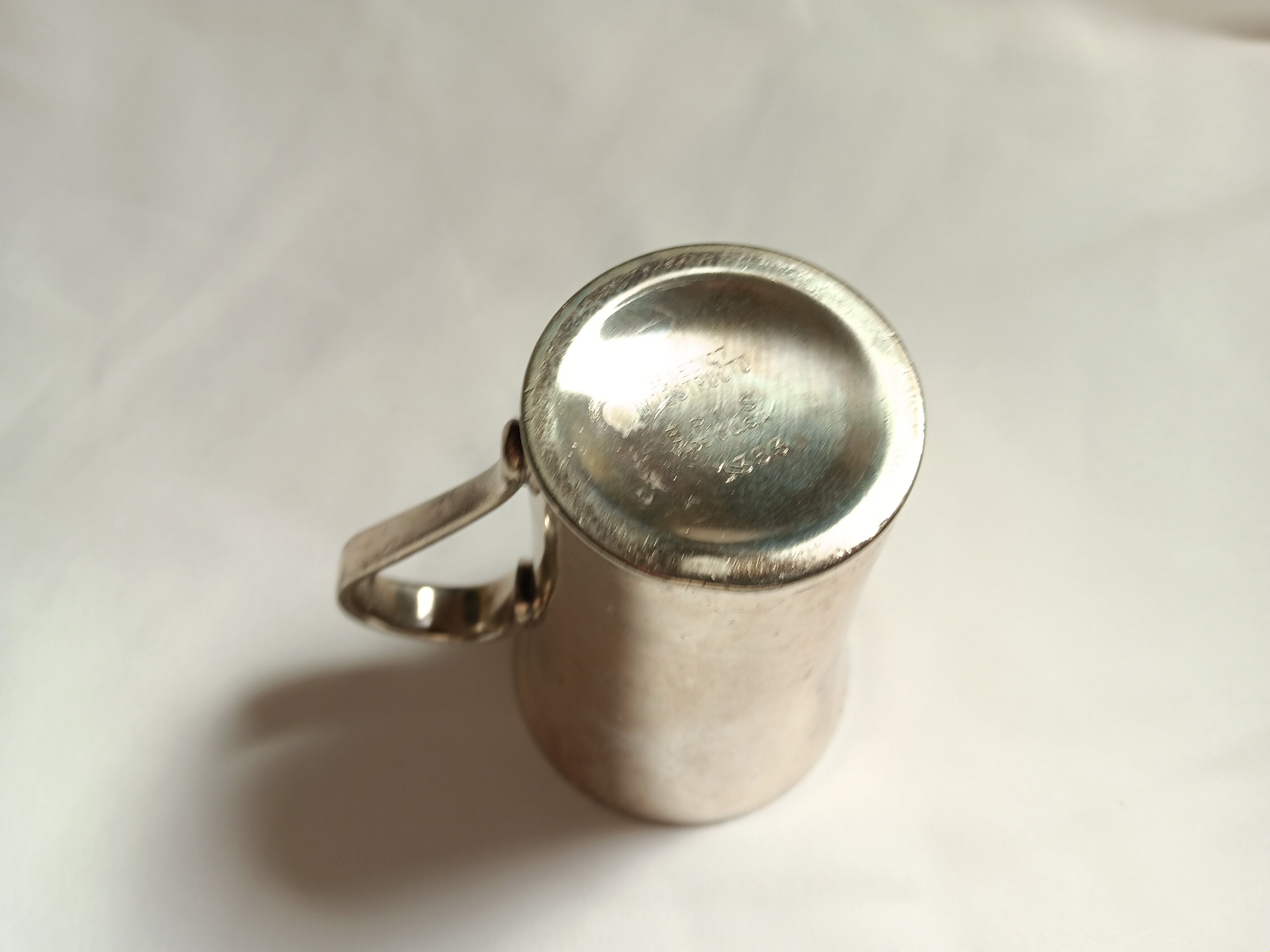 1918 Benedict Indestructo Sheffield Nickel Silver Mug Cup #1353, in ...