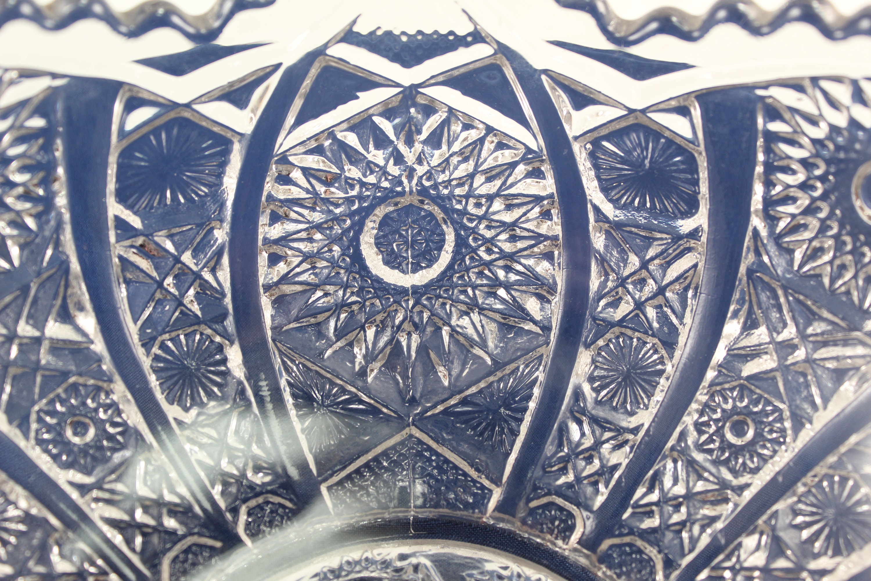 Antique NUCUT Imperial Glass(circa 1915 - 1917) Daisy and Button ...