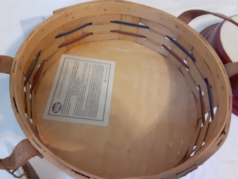 Peterboro Basket Company Basket with Casserole insert. | Etsy