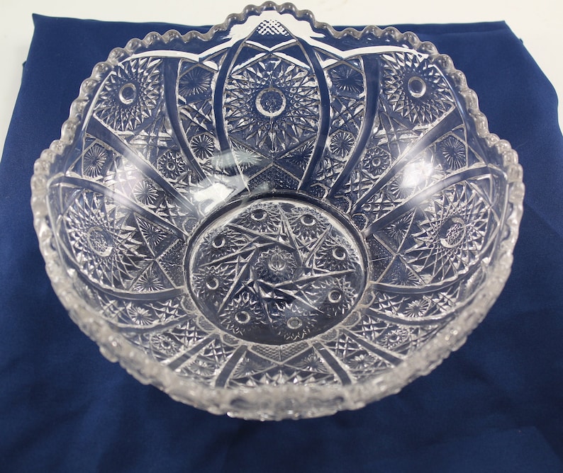 Antique NUCUT Imperial Glass(circa 1915 - 1917) Daisy and Button ...