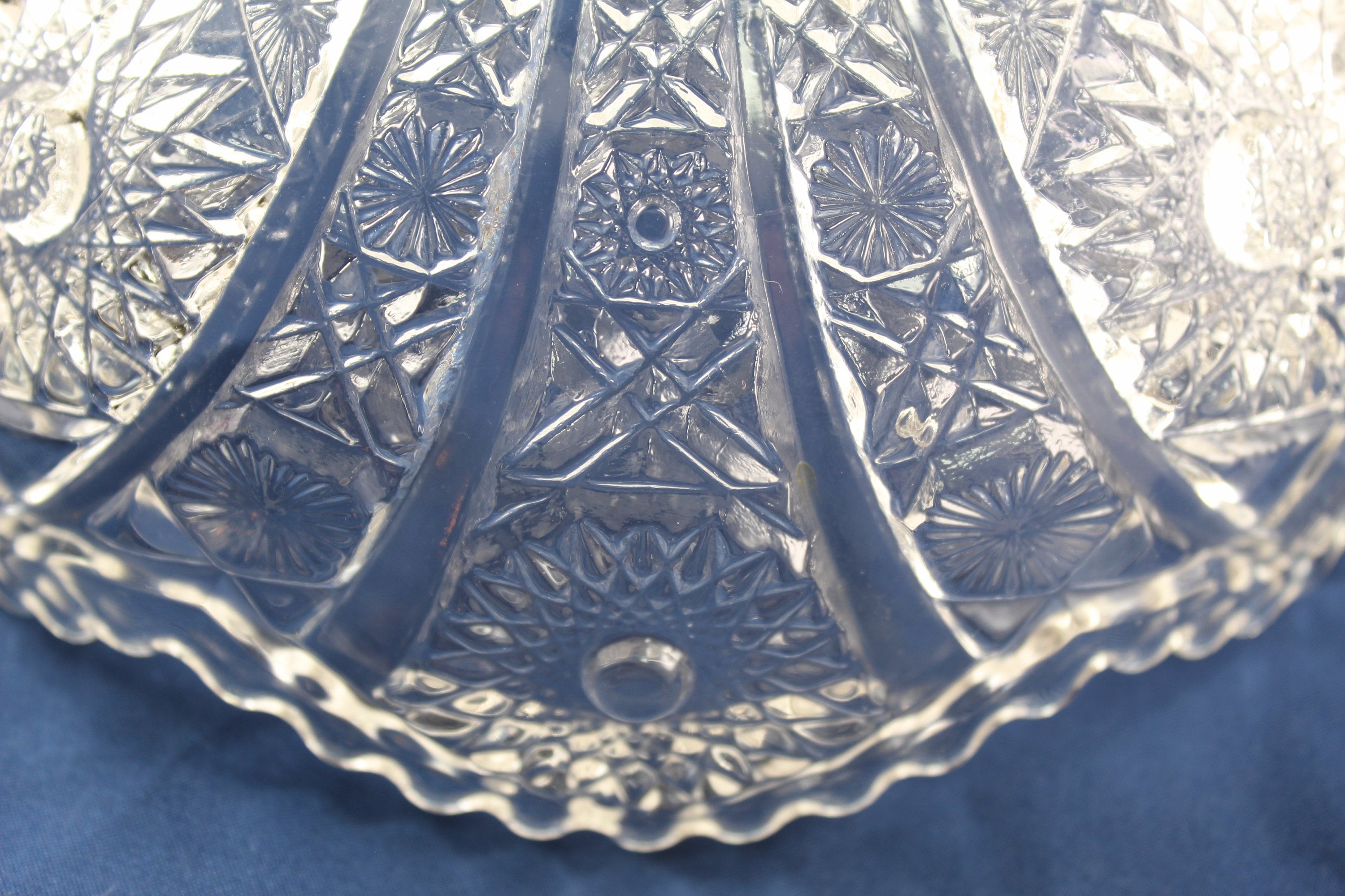 Antique NUCUT Imperial Glass(circa 1915 - 1917) Daisy and Button ...
