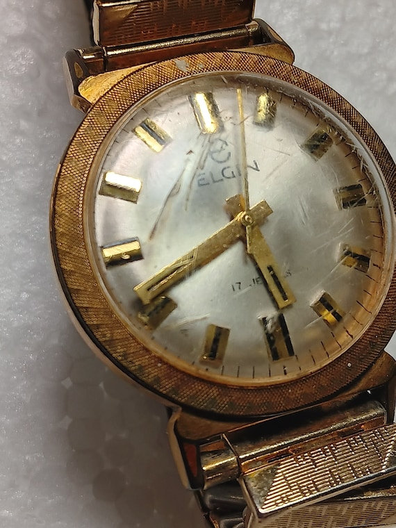 1970's Elgin 17 Jewel Watch, In Vintage Fair Conditio… - Gem