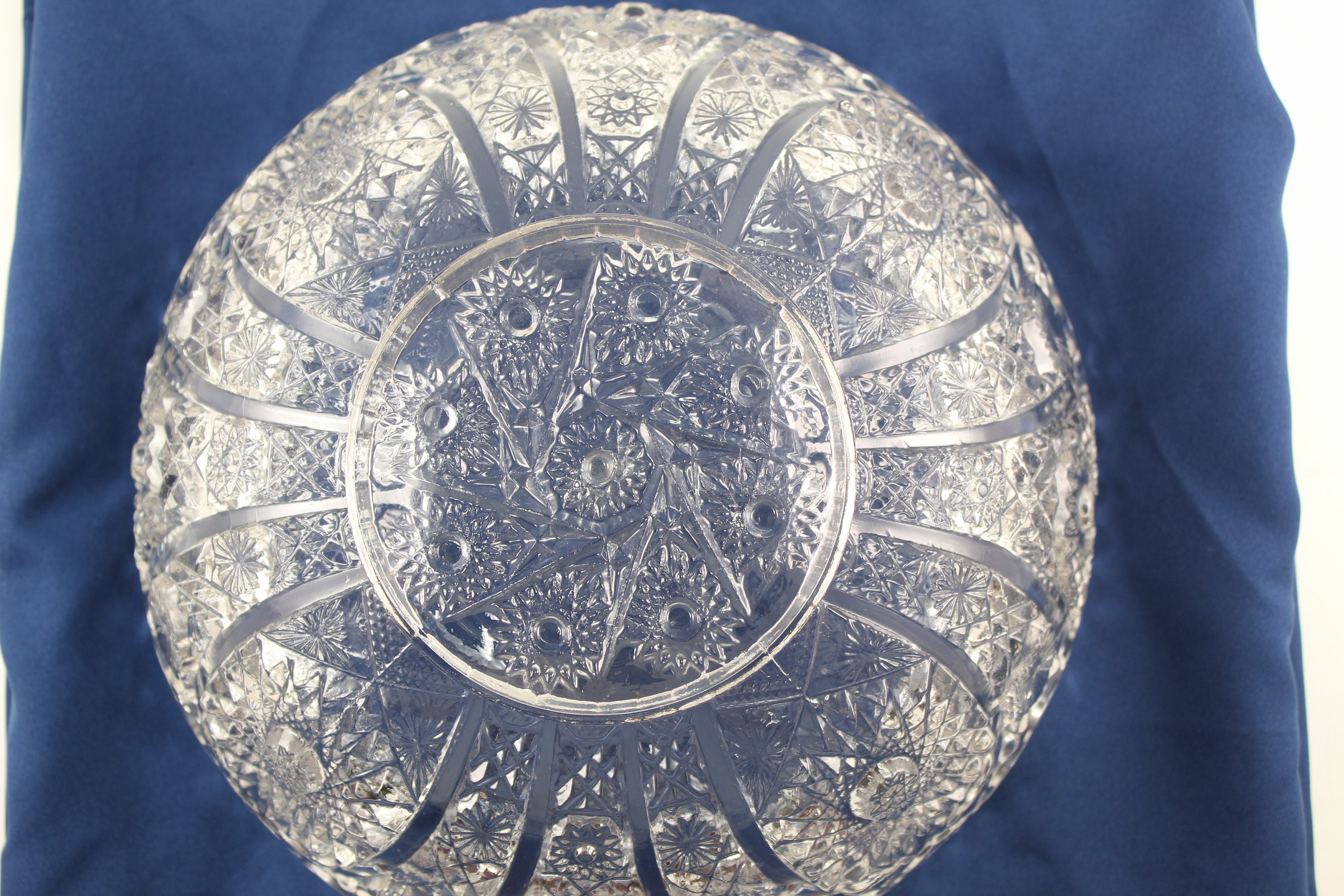Antique NUCUT Imperial Glass(circa 1915 - 1917) Daisy and Button ...
