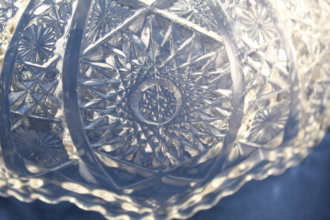 Antique NUCUT Imperial Glass(circa 1915 - 1917) Daisy and Button ...