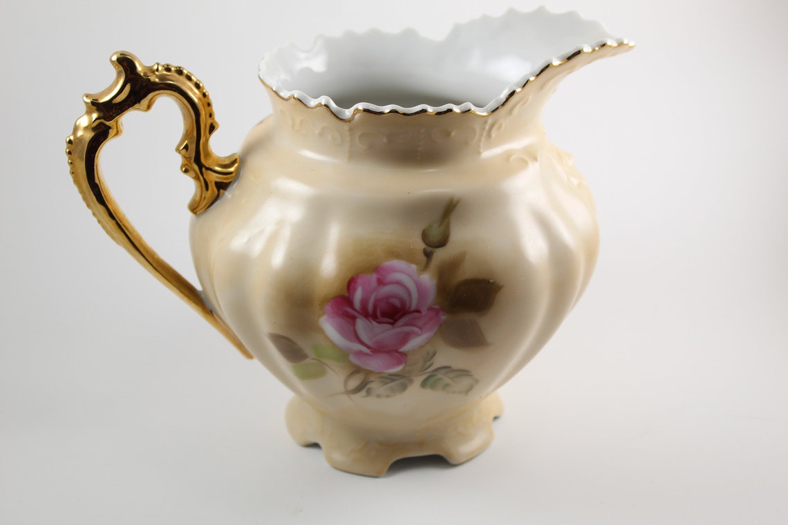 Vintage 1950's Lefton China Hand Painted 48 Oz Pitcher, NE 3114, in ...