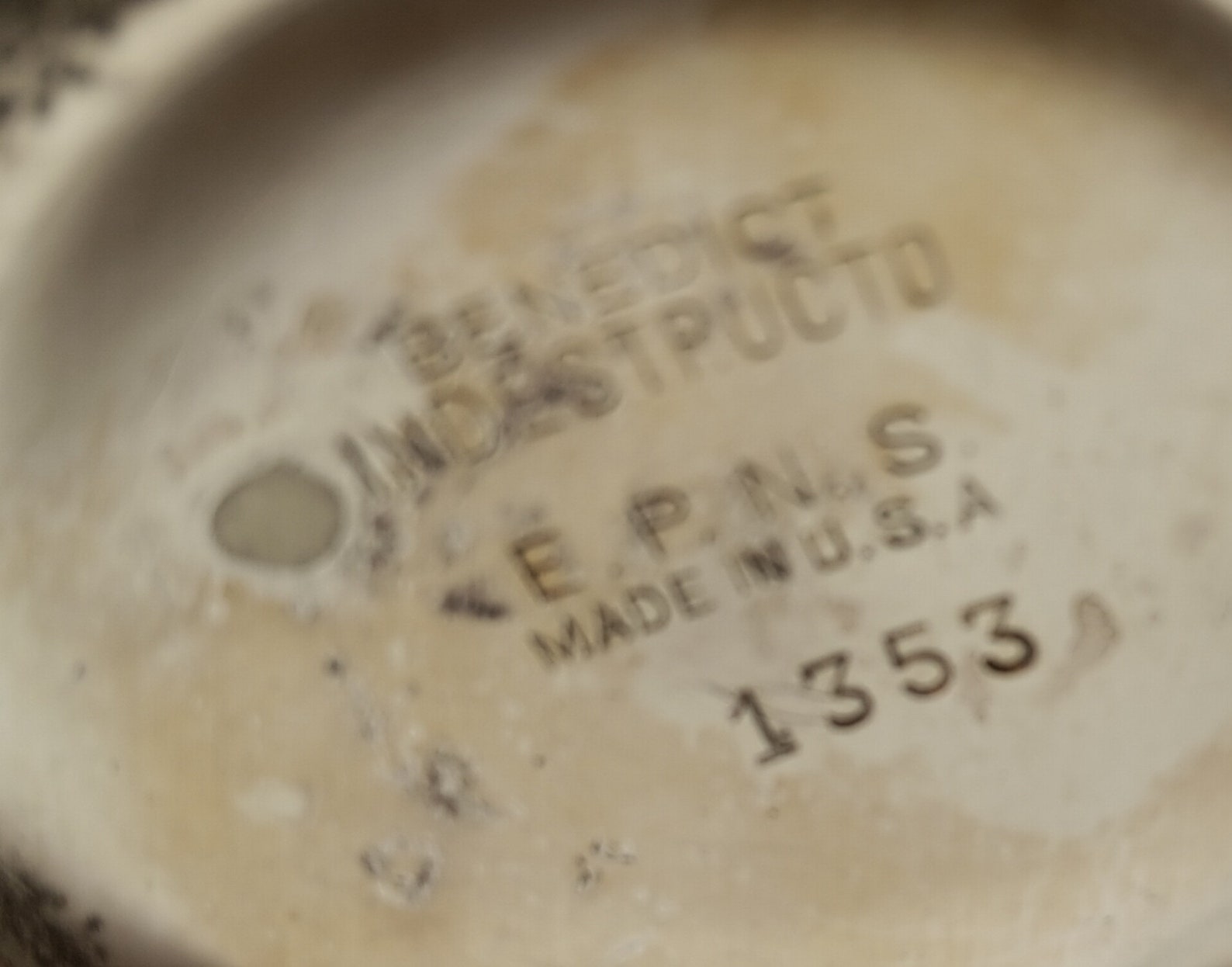 1918 Benedict Indestructo Sheffield Nickel Silver Mug Cup #1353, in ...