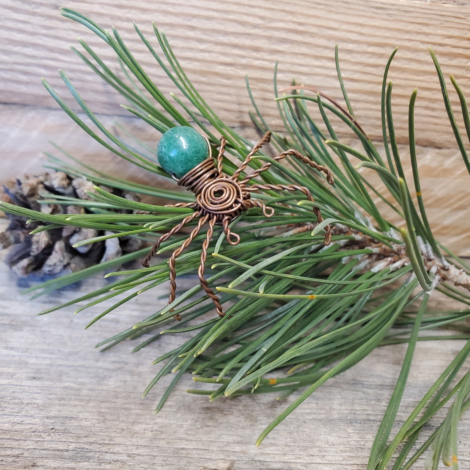 Rustic Spider Sculpture Handmade Copper Spider Recycled Copper Wire ...