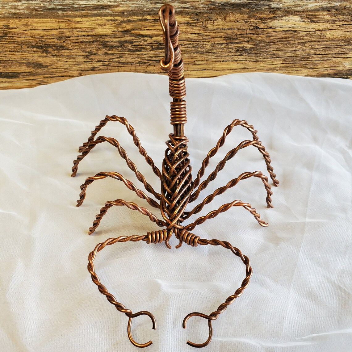 Large Handmade Copper Scorpion - Rustic Wire Sculpture - Recycled ...