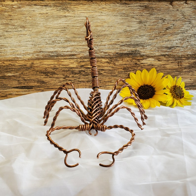 Large Handmade Copper Scorpion - Rustic Wire Sculpture - Recycled ...
