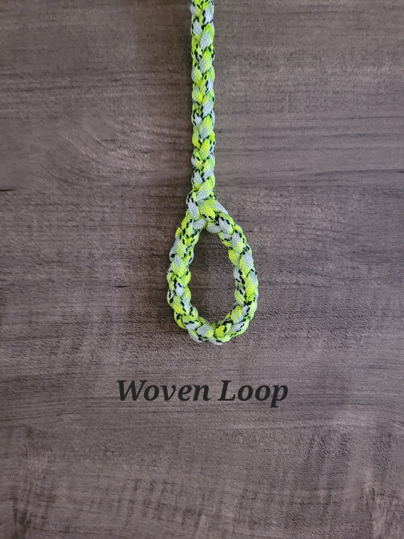 Paracord Piggin' String, Cattle Tie-down Rope, Woven Loop, 3-10 Ft ...