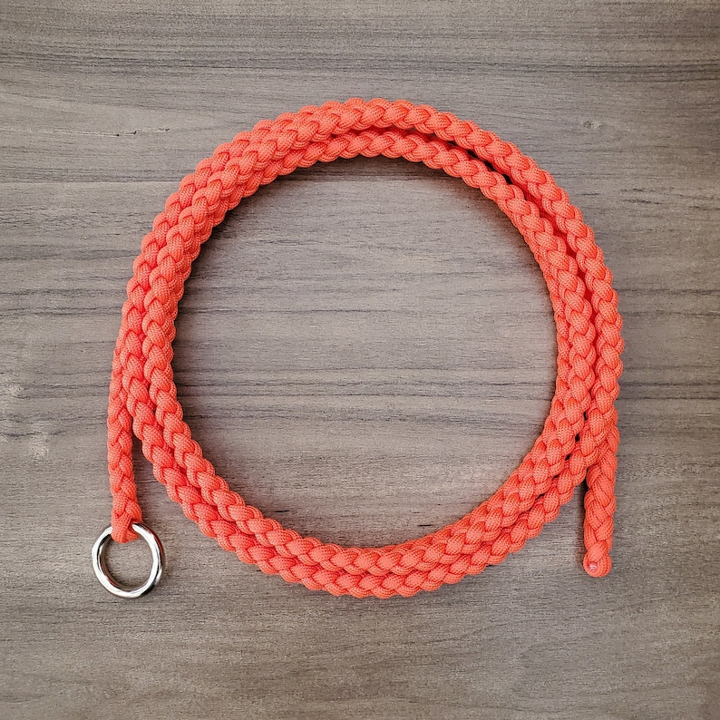 Paracord Piggin' String, Cattle Tie-down Rope, Metal Ring, 3-10 Ft ...