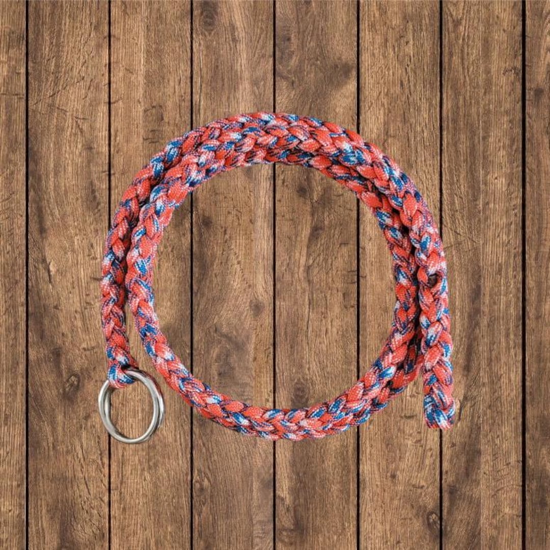 Paracord Piggin' String, Cattle Tie-down Rope, Metal Ring, 3-10 Ft ...